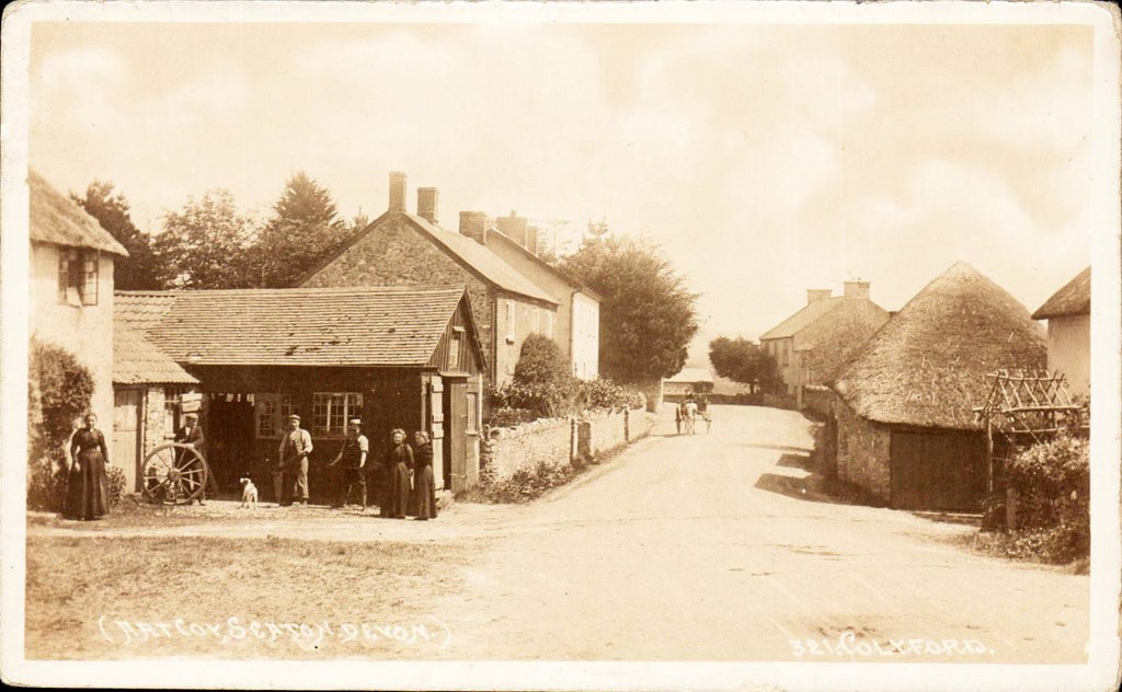 Outside the old Wheelwright